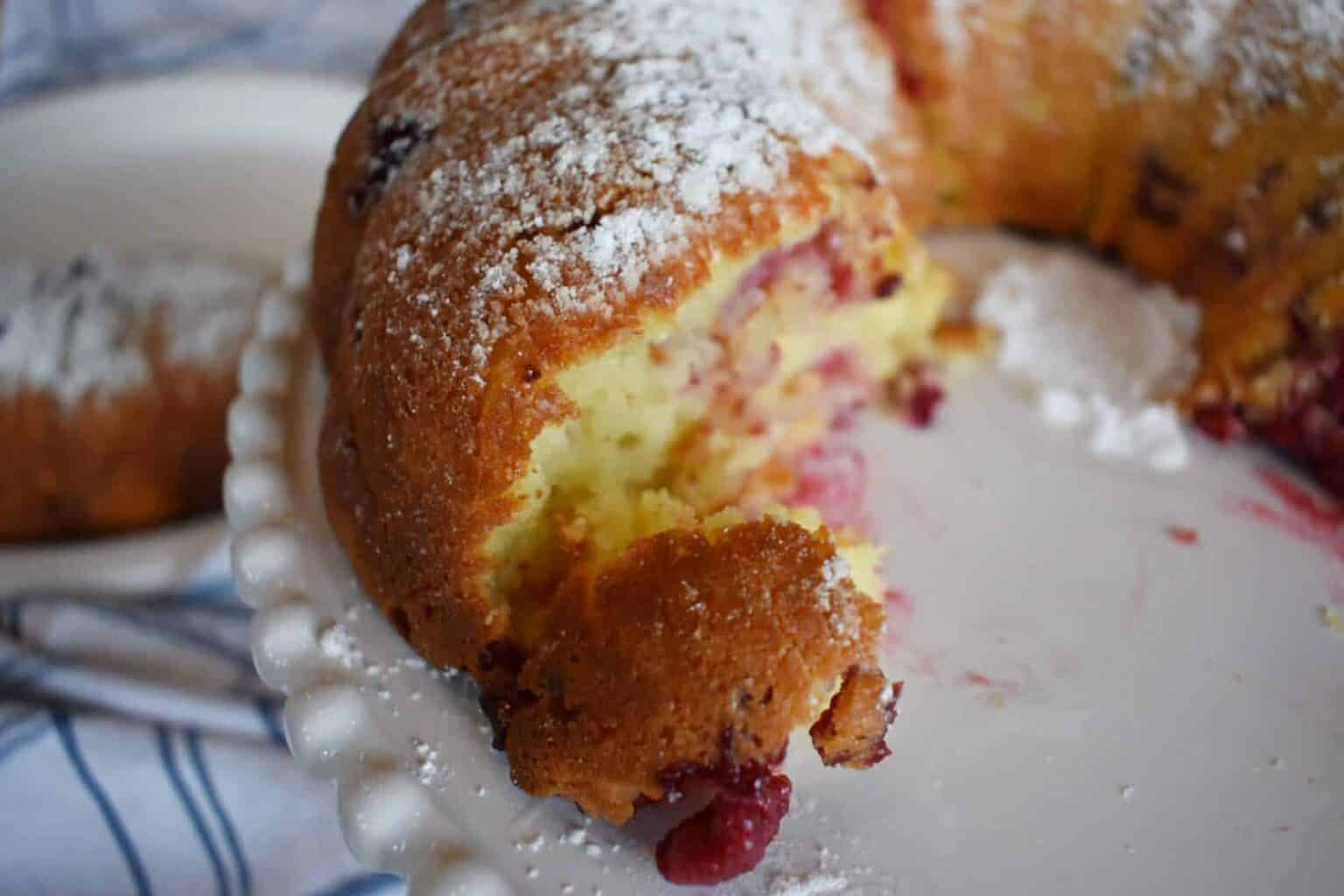 Raspberry Ricotta Cake