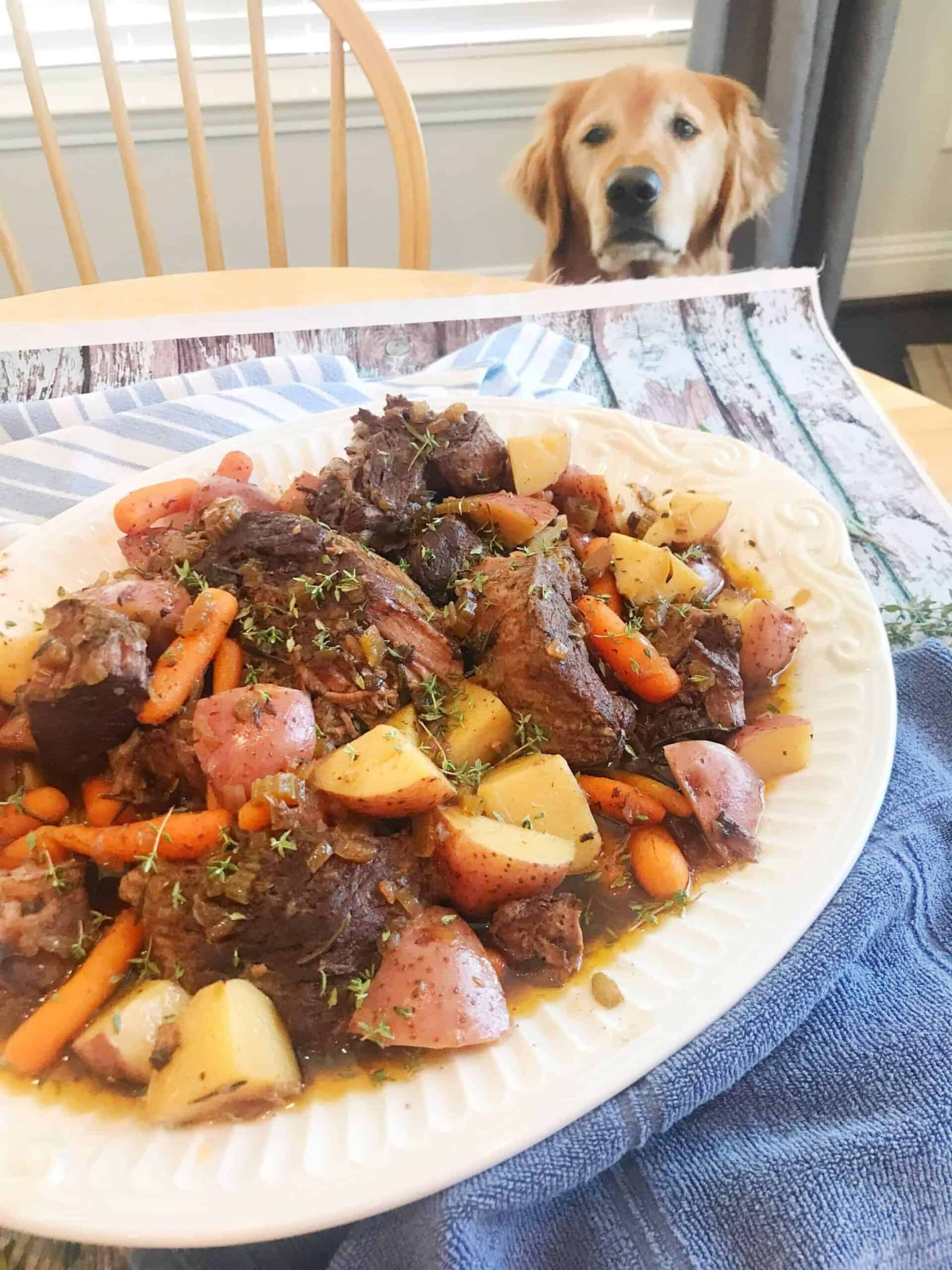Slow Cooker Red Wine Pot Roast