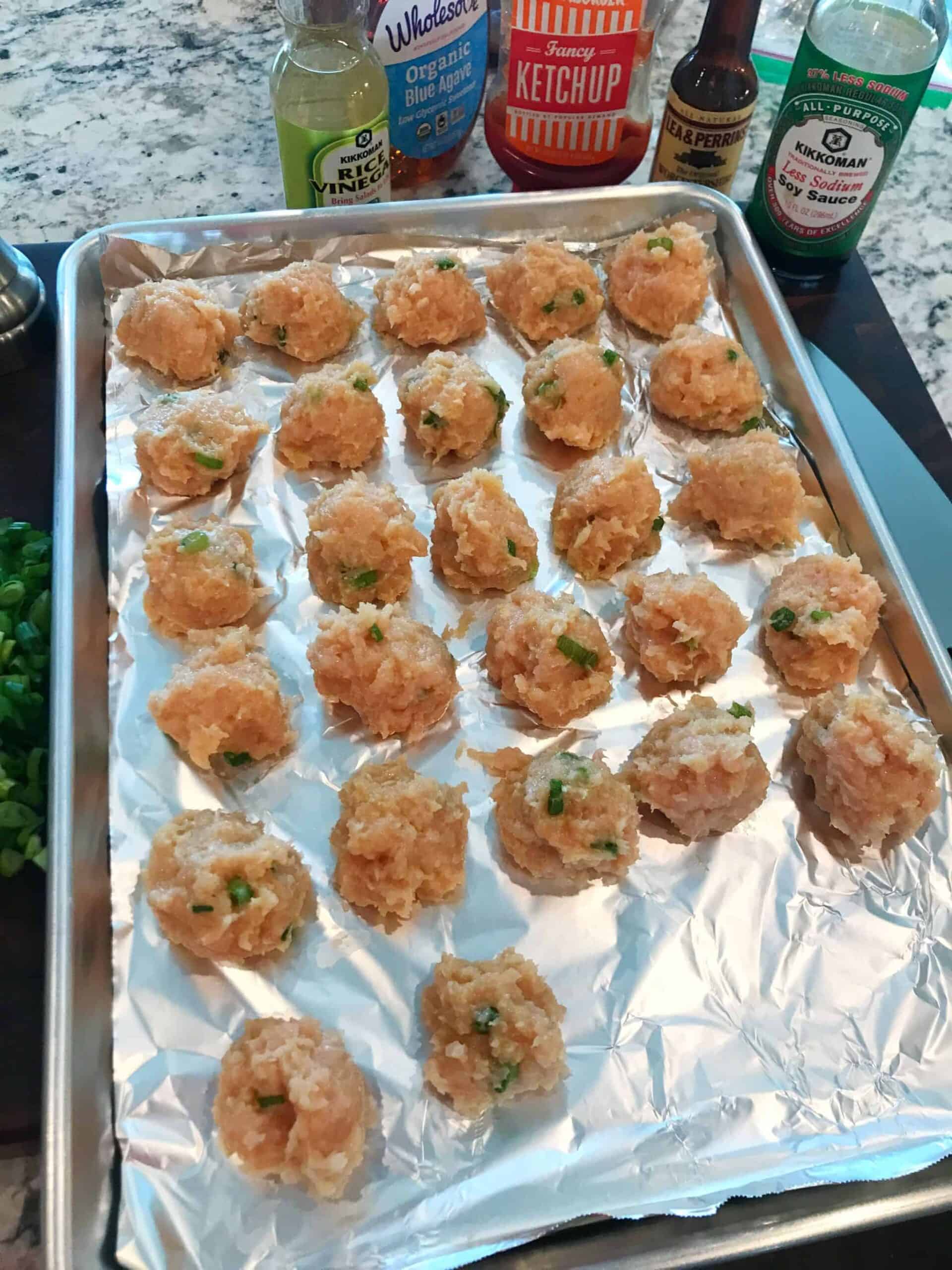 Asian Chicken Meatballs