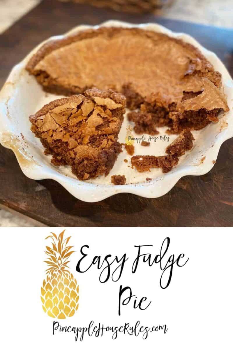 Easy Fudge Pie