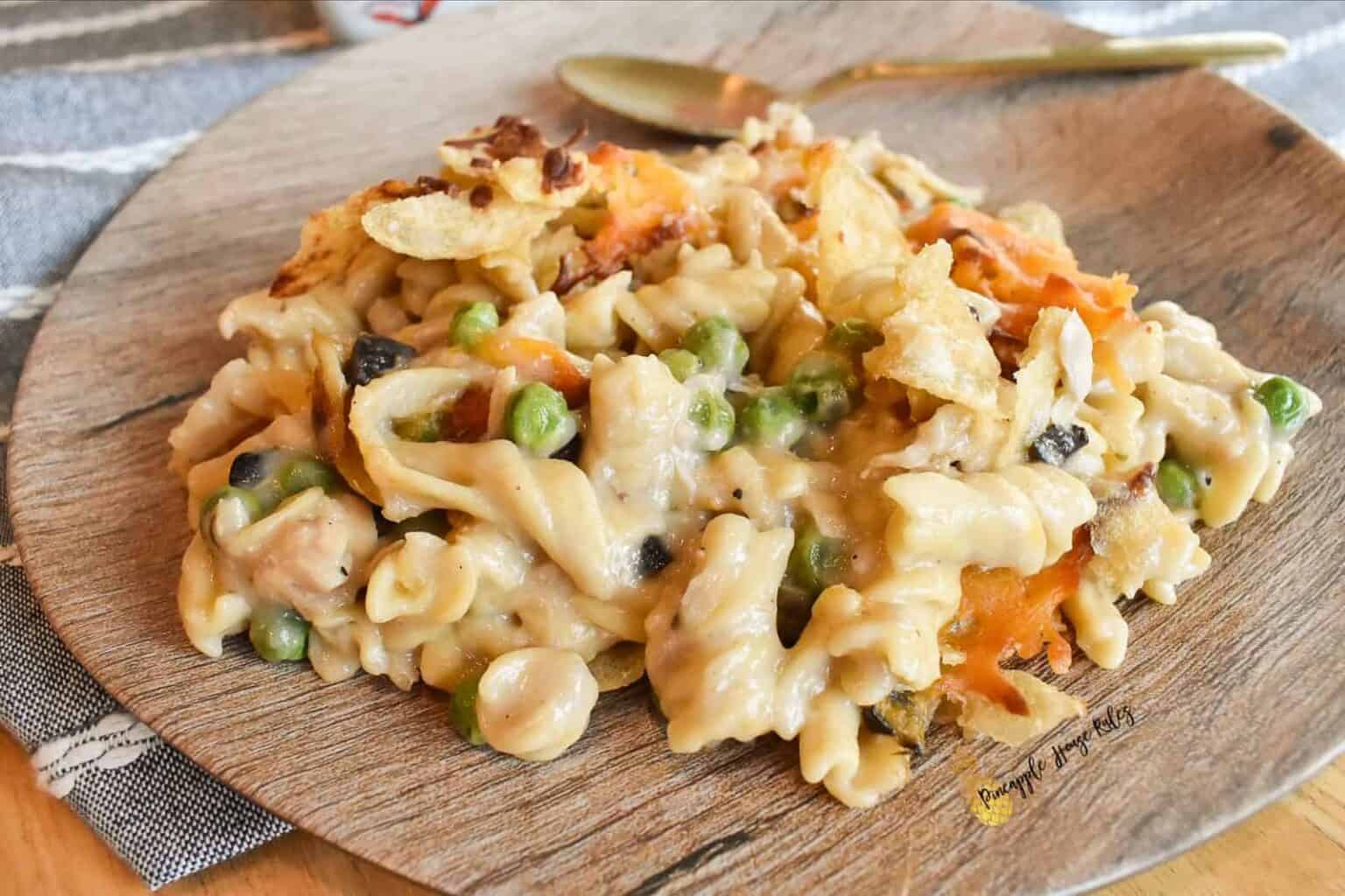 Cheesy Tuna Noodle Casserole